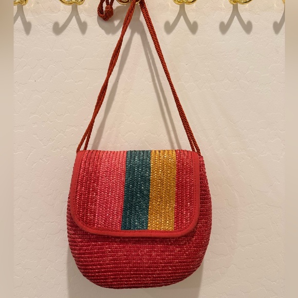 Lyrella | Bags | Vintage 8s Italian Woven Crossbody Bag | Poshmark